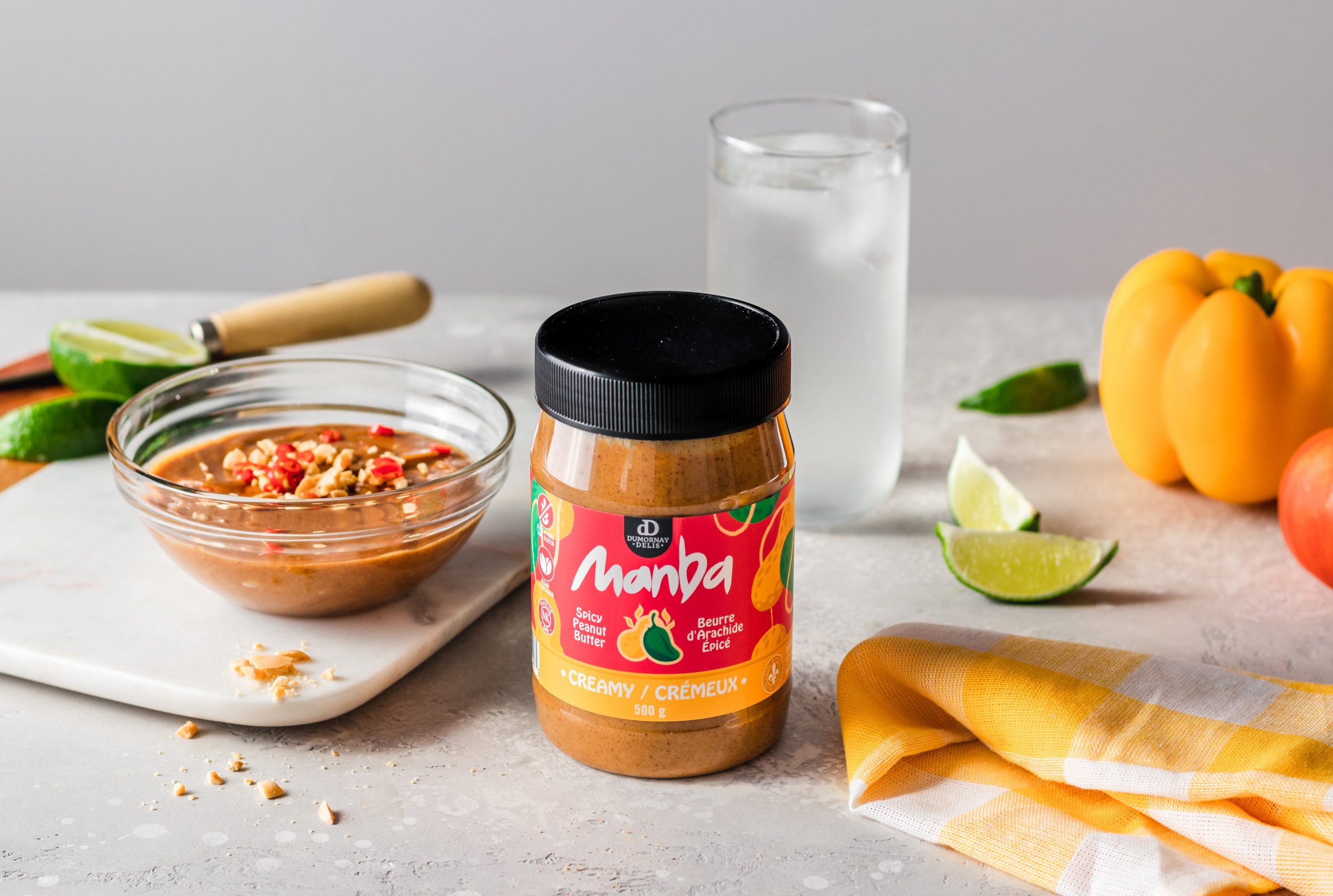 MANBA Spicy Creamy Peanut Butter – Messara Foods